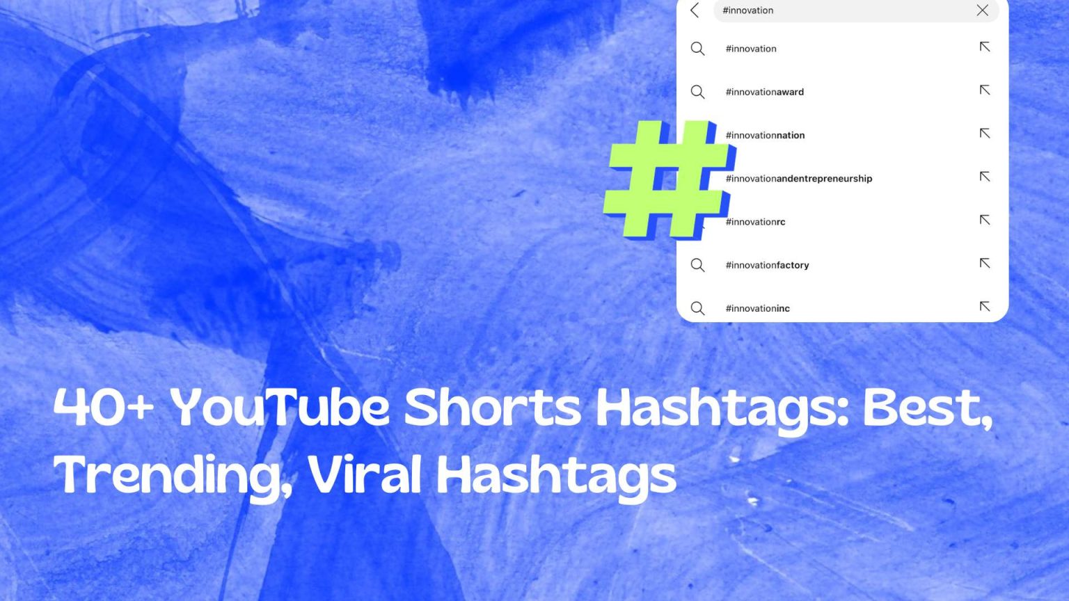 100 Shorts Viral Tags For Success