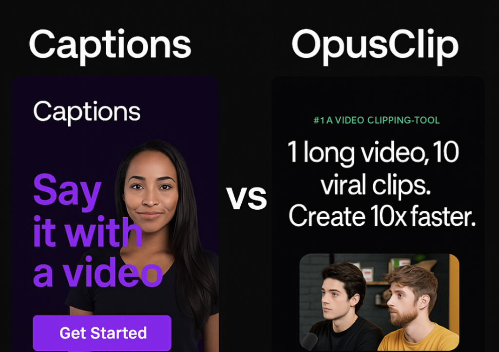 Captions vs Opus Clip: Pros And Cons